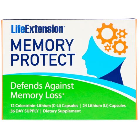 Life Extension Memory Protect Capsules Byclue