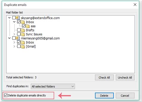 Quickly Delete Or Remove Duplicate Emails In Outlook