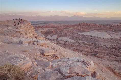 Sunset Views Over The Valle De La Luna Moon Valley Atacama Desert