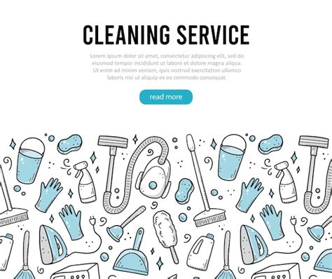 다채로운 청소 라운드 구성 무료 벡터