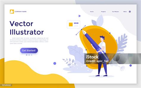 아티스트 또는 디자이너가 펜 도구를 사용하여 베지어 곡선을 그리는 랜딩 페이지 템플릿입니다 일러스트 레이터 그래픽 편집기 디지털 아트 및 디자인 프로그램의 개념 웹 사이트에