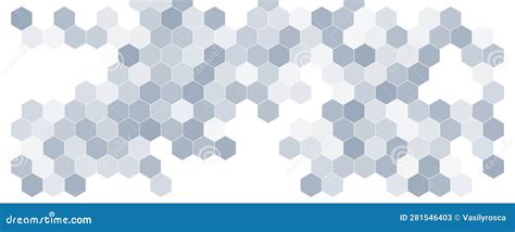 Hexagonal Abstract Technology Grey Background Honeycomb Science Vector Octagon Texture Hexagon