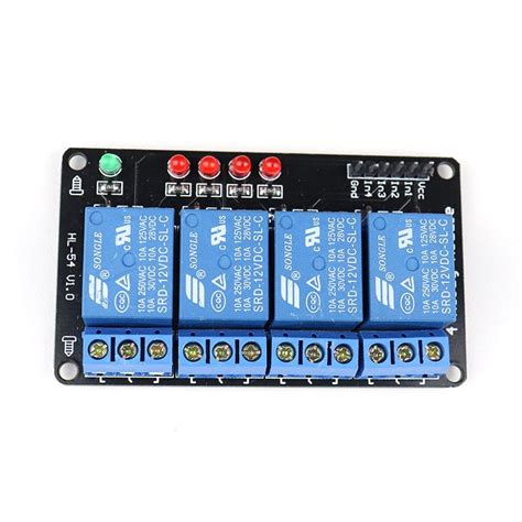 4 Channel 12V Relay Module Buy Online At Low Price In India ElectronicsComp Com