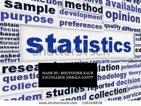 Measurement Statistics Ppt