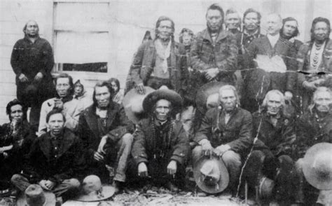 Group Of Bitterroot Salish Headmen Arlee Mt Flathead Indian Reservation The Salish And Pend