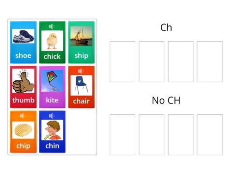 Ch Vs No Ch Picture Sort Group Sort