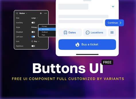 Buttons For IOS Figma