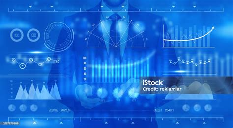 그래프 차트 데이터 선과 숫자 지구 지구와 촛대 비즈니스 그래프 차트 및 분석 및 통계가 포함된 빅 데이터 대시보드 사업가