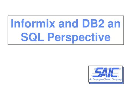 ppt informix and db2 an sql perspective powerpoint presentation free