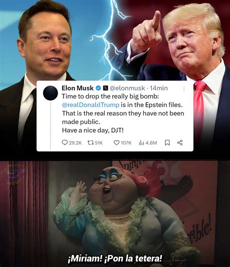 La Ruptura De Donald Trump Con Elon Musk Dejó Trágicos Memes Para