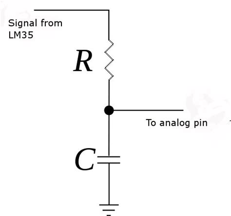 Am I Filtering My Lm35 Signal Correctly Sensors Arduino Forum