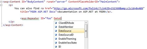 Asp Net How Do I Bind An Ienumerable To A Repeater In Aspx Markup Stack Overflow