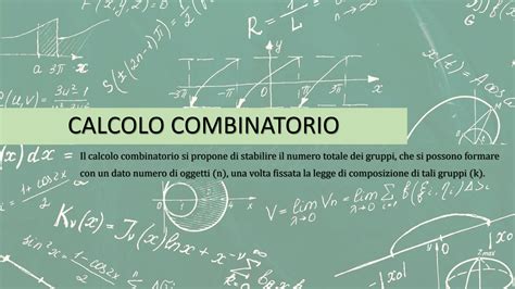 SOLUTION Calcolo Combinatorio Studypool