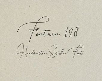 Single Line Font Script Cyberlasopa