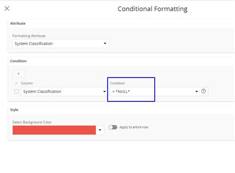 Conditional Formatting If Empty In Cloud IFS Community