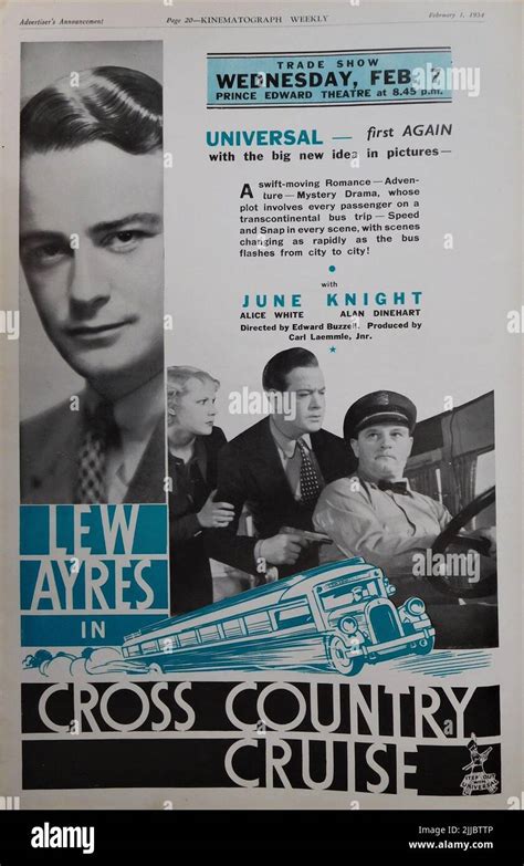 Lew Ayres June Knight And Alan Dinehart In Cross Country Cruise 1934