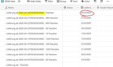 Date Formate In A Formula Airtable Community