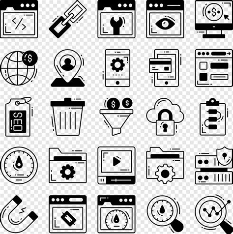 Seo Icons For Web Development Seo Png Pngwing