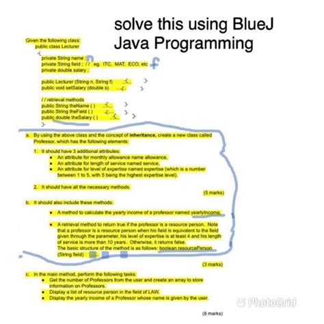 Solved Solve This Using Bluej Java Programming Private Swing