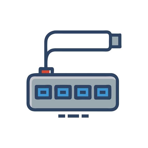 Usb Hub Icon For Connectivity 57018674 Vector Art At Vecteezy
