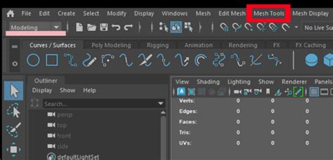 maya modeling 기본개념 자주 사용하는 상단툴1 YesXYZ