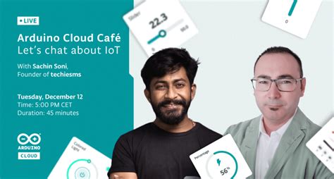 Arduino Cloud Café Lets Chat About Iot Arduino Blog