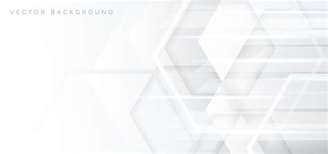 추상 배너 웹 흰색과 회색 기하학적 육각형 겹치기 템플릿 Psd 다운로드 디자인 자료 다운로드