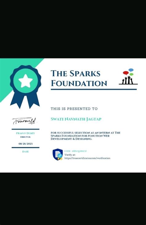 Swati Jagtap On Linkedin Internshipopportunity Sparkfoundation