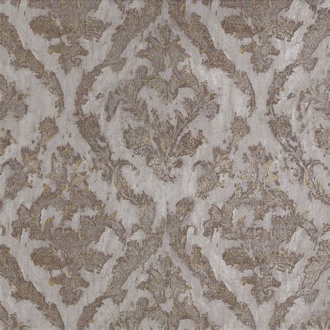 Gates Lyra Bronze Damask 33 L X 21 W Wallpaper Roll Overstock
