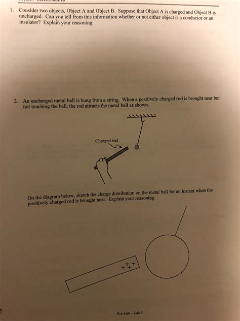 solved 1 consider two objects object a and object b