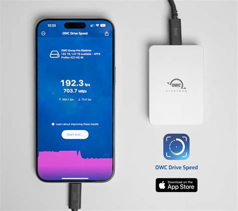 OWC Launches Drive Speed IOS App To Test External Drive Performance On IPhone
