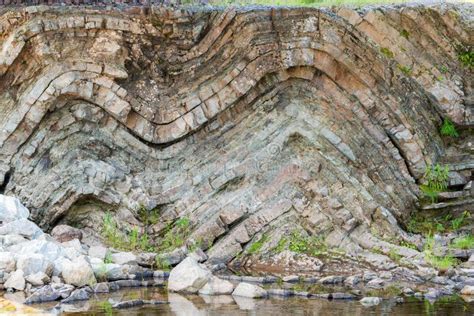 Geologic Fold In Rock Stock Image Image Of Landscape 188509327
