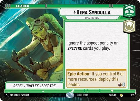 All Hera Syndulla Star Wars Unlimited Cards Star Wars Unlimited