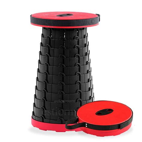 Преносим сгъваем телескопичен стол Мебели за градината София Преносим сгъваем прибиращ