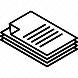 Document Files Isometric Stack Stack Of Documents Text Text Document Icon Download On
