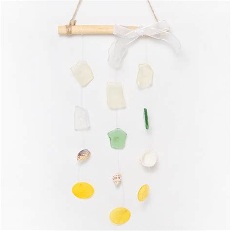 바다 유리 자개 모빌 만들기 Diy 키트 업사이클링 공예 씨글라스 썬캐쳐 행잉 인테리어소품 리사이클링 환경 교육 101box