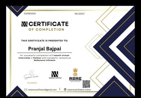 Pranjal Bajpai On Linkedin Hello Connection 👋👋 I Feel Very Proud To Share That I Have Completed My
