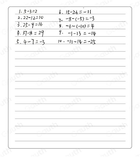 Solved Directions Find The Difference Of The Two Given Numbers Subtract The First Number From
