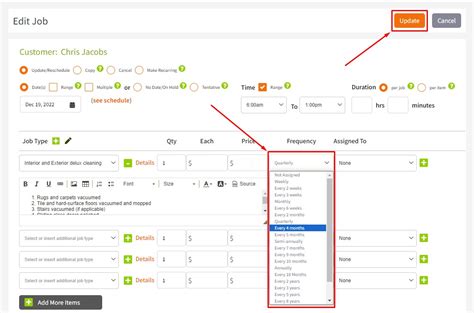 Editing Frequency Period The Customer Factor Knowledge Base