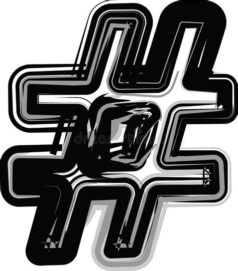 Freehand Symbol Stock Vector Illustration Of Font Drawn 101347448