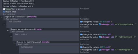 Instantception Repeat For Each Instance Gdevelop General Gdevelop