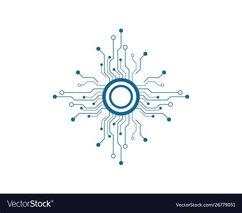 Circuit Technology Royalty Free Vector Image Vectorstock