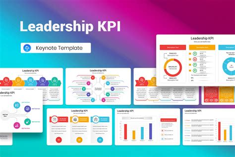 Leadership Kpi Keynote Template Par Limo Des Sur Poweredtemplate Modele Keynote 13458
