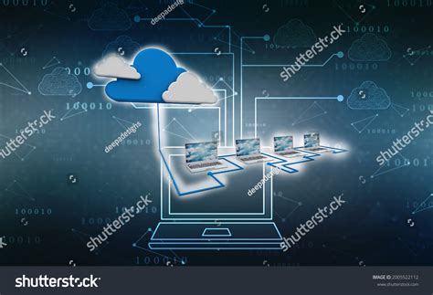 3d Rendering Technology Computer Network Stock Illustration 2005522112 Shutterstock