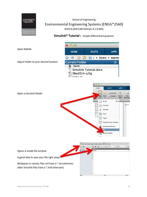 Simulink Tutorial R2013a Pdf Matlab Numerical Analysis