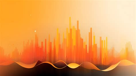 Simple Business Data Column Chart Background Golden Business Data Column Chart Background