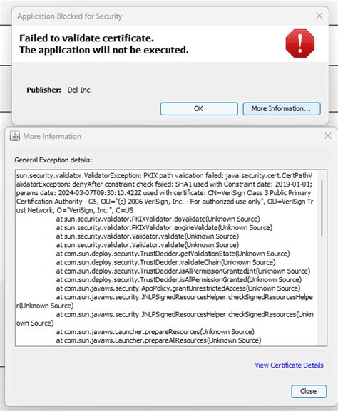 ‎idrac6 R710 Error Failed To Validate Certificate Dell Technologies