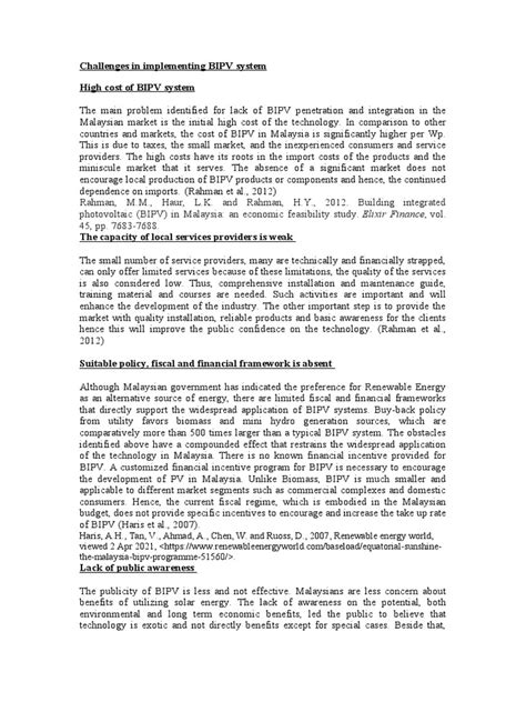 Challenges Faced By Bipv Application Pdf Photovoltaics Renewable Energy