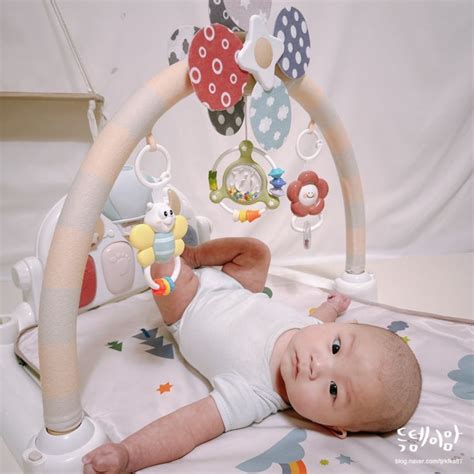 국민육아템 아기장난감 하베브릭스 아기체육관 신생아부터 폭넓은 사용시기 네이버 블로그
