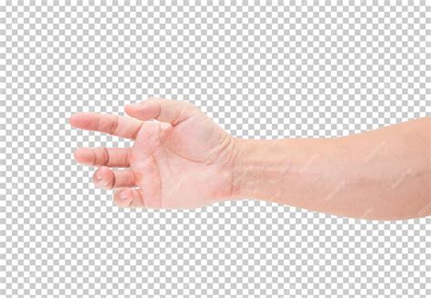 고립 된 손 프리미엄 Psd 파일